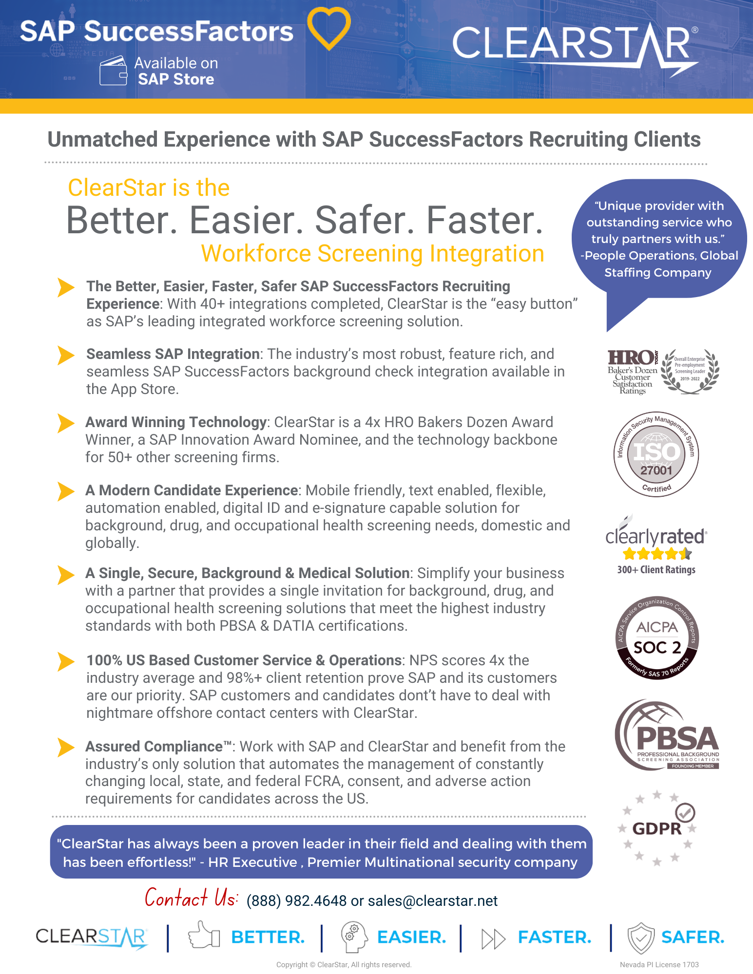 SAP SuccessFactors Integrated Background Checks | PartnerEdge Program ...